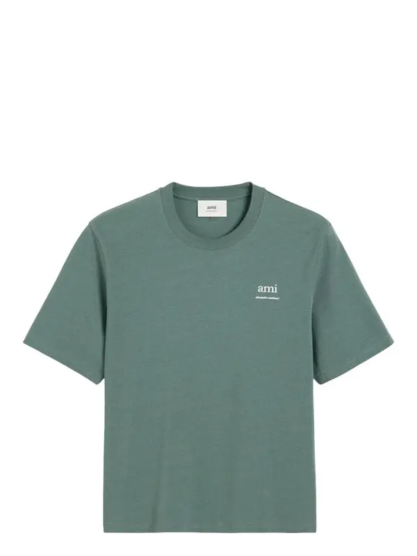 Ami Logo-print T-shirt - Green