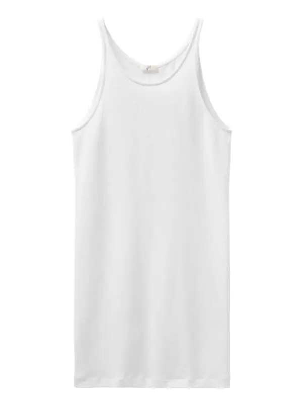 Bite Studios Transparent Tank Top - White
