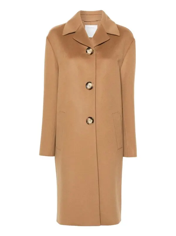 Sportmax Fiuggi Wool Coat - Brown
