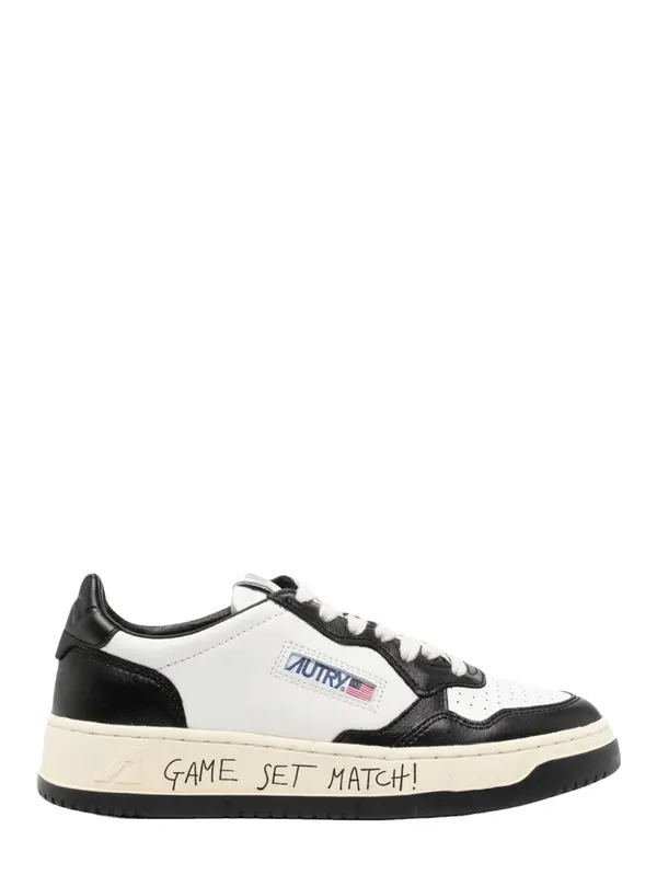 AUTRY Medalist Leather Sneakers - Black