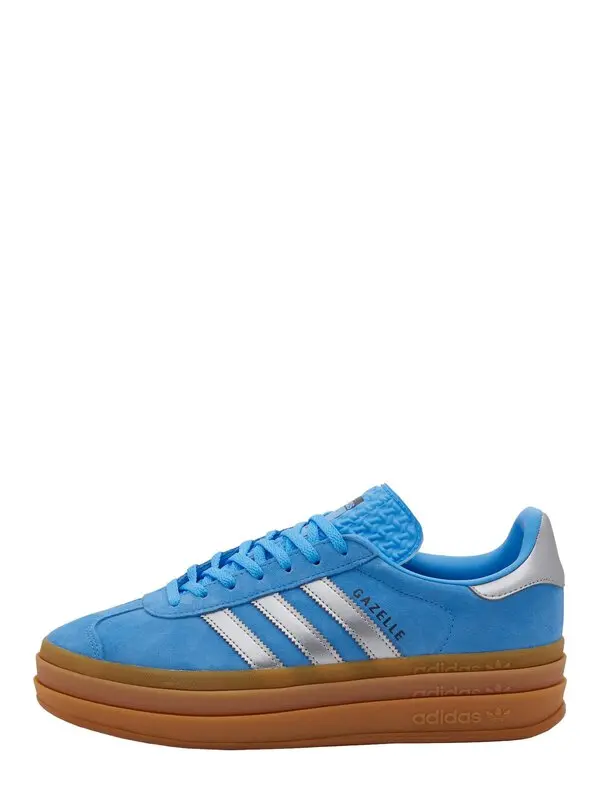 Adidas Gazelle Bold Sneakers - Blue Burst/silver Metal/aurora Ink
