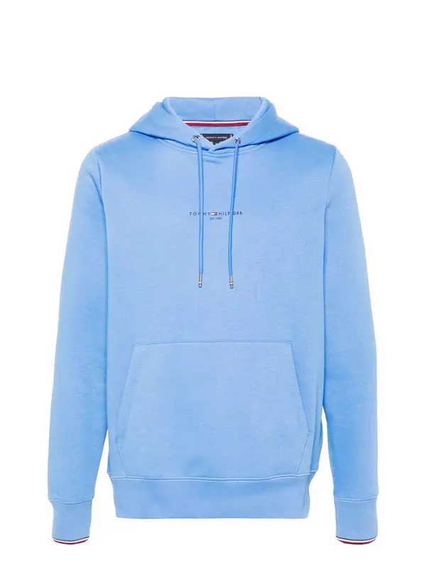 Tommy Hilfiger Tipped Cuffs Hoodie - Blue