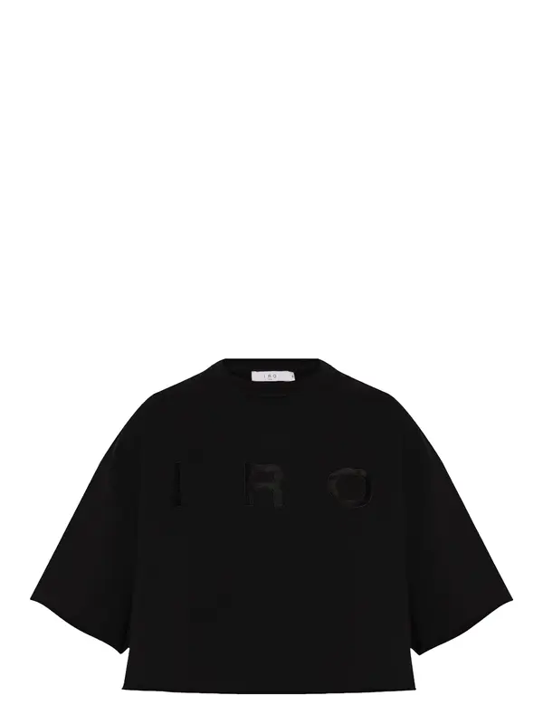 IRO PARIS Linda Logo-print T-shirt - Black