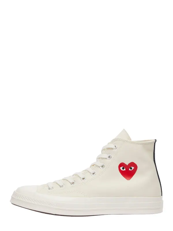 Play Comme Des Garcon X Converse Chuck Taylor 197 Sneakers - White