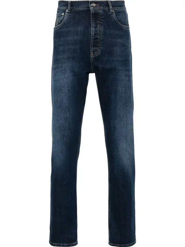 Brunello Cucinelli Straight-leg Jeans - Blue
