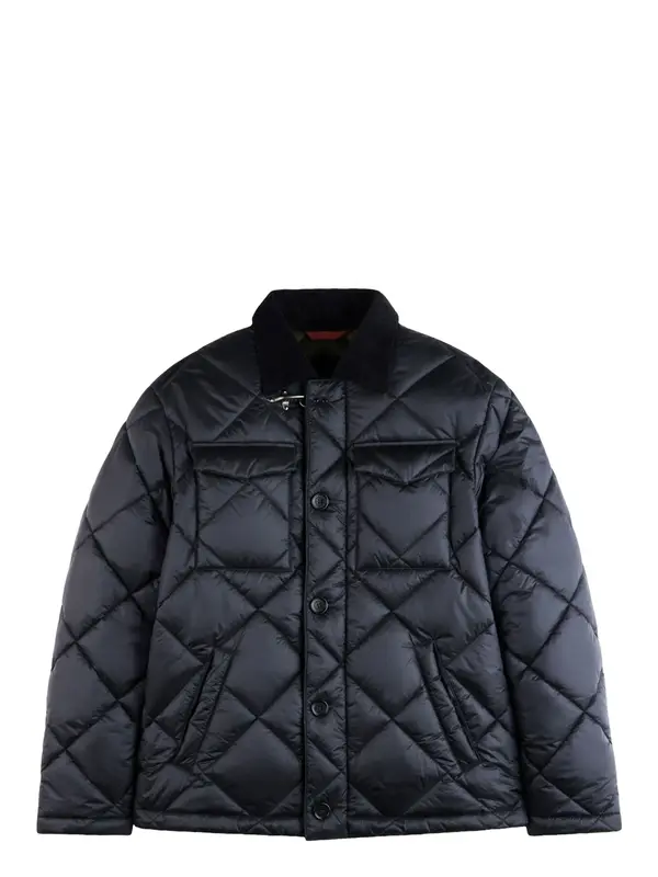 FAY Quilted Padded Jacket - Blue