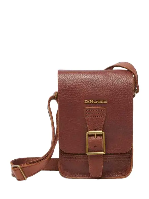 Dr. Martens Ambassador Leather Reporter Bag - Brown