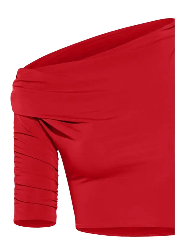 Jacquemus Le Haut Draped Top - Red