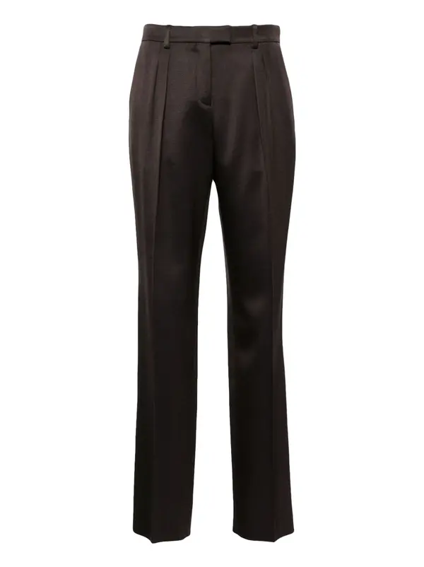 TOM FORD Pleated Trousers - Brown