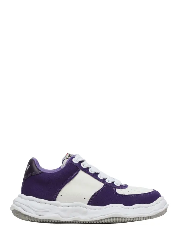Mihara Yasuhiro Wayne Two-tone Sneakers - Purple