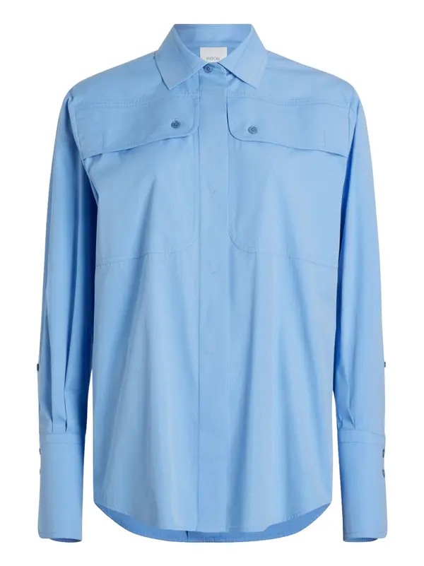 Patou Safari Shirt - Blue