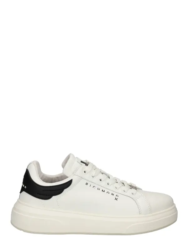 John Richmond Logo Stamp Sneakers - White