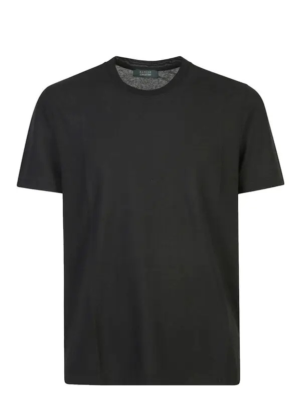 ZANONE Crew-neck T-shirt - Black
