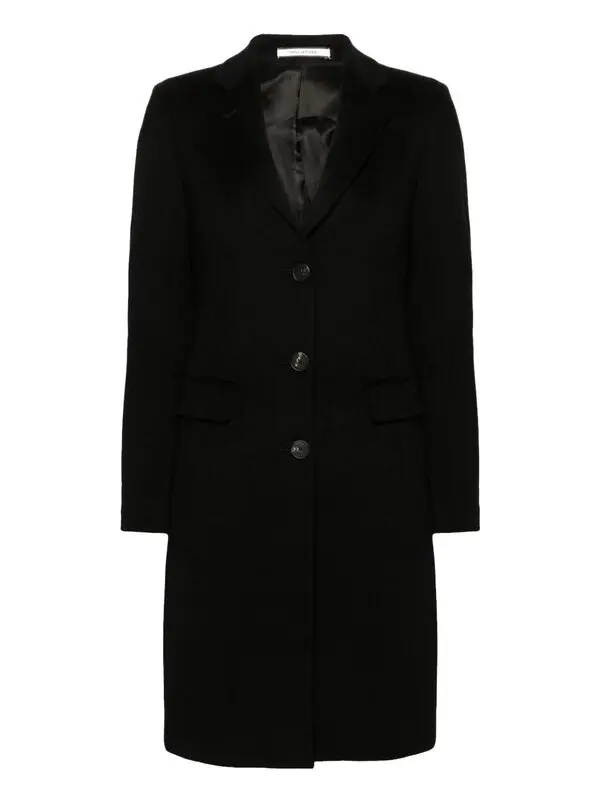 Tagliatore Parigi Mid-length Coat - Black