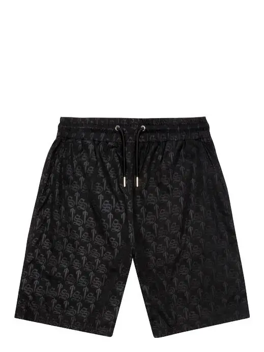 Trapstar Irongate Monogram Shorts - Black