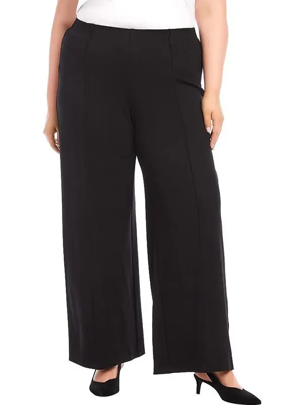 Karen Kane Luna Wide Leg Pants - Black