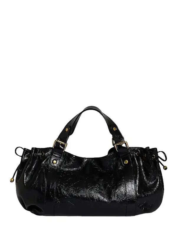Gerard Darel 24h Leather Handbag - Black