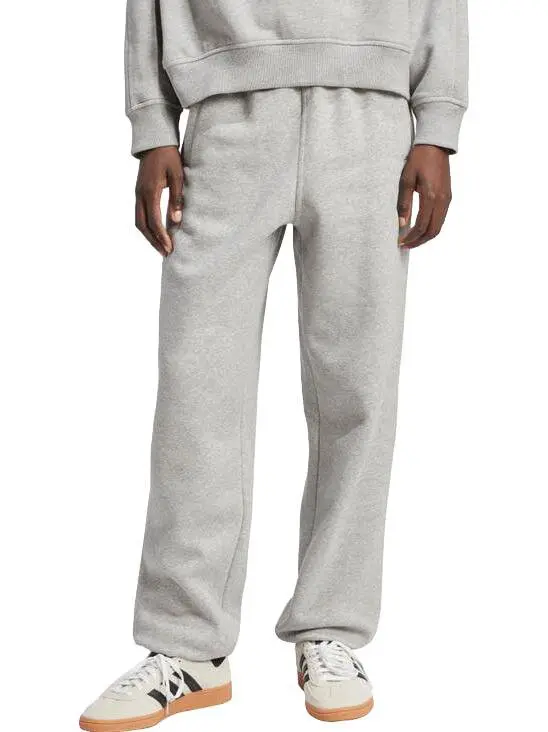 Adidas Originals By Alexander Wang Adidas Essentials Trefoil Fleece Sweatpants - Mgreyh