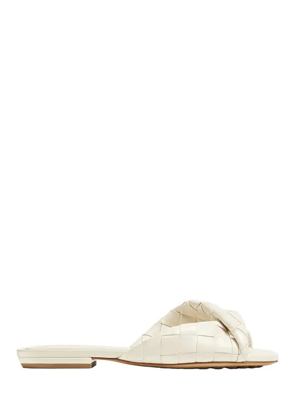 Bottega Veneta Blink Flat Mule - Sea Salt