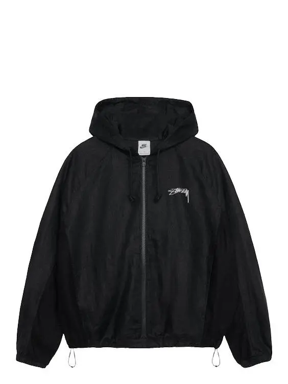 StÜssy X Nike Linen Shell Jacket - Black