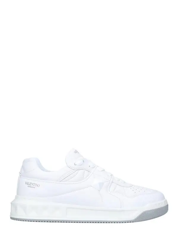 Valentino Garavani One Stud Xl Sneakers - White/grey