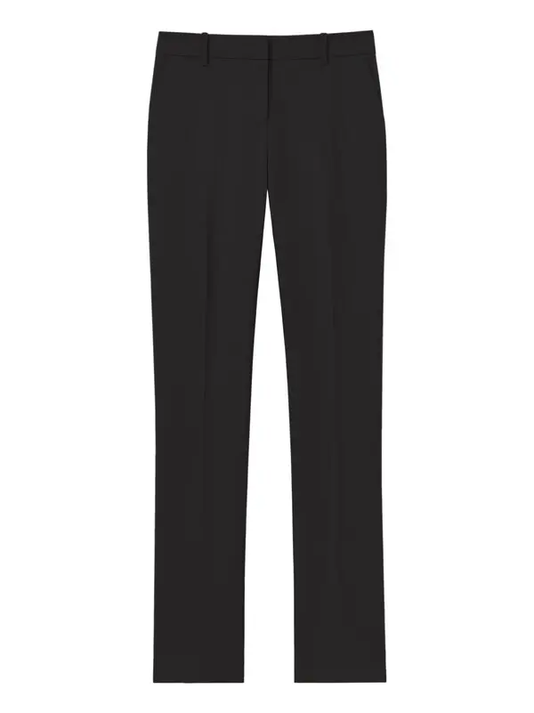 Lafayette 148 New York Wool Blend Ankle Pants - Black