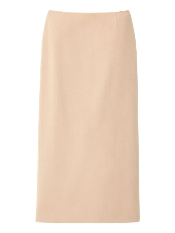 Lafayette 148 New York Hair Midi Pencil Skirt - Natural