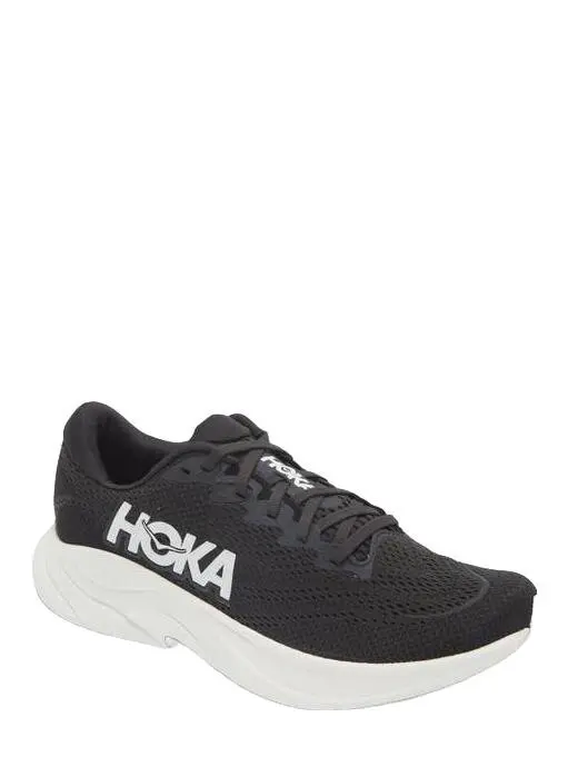 Hoka Rincon 4 Athletic Sneakers - Black/white