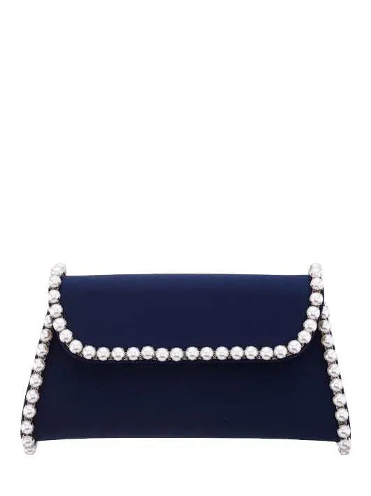 Nina Trista' Clutch - New Navy