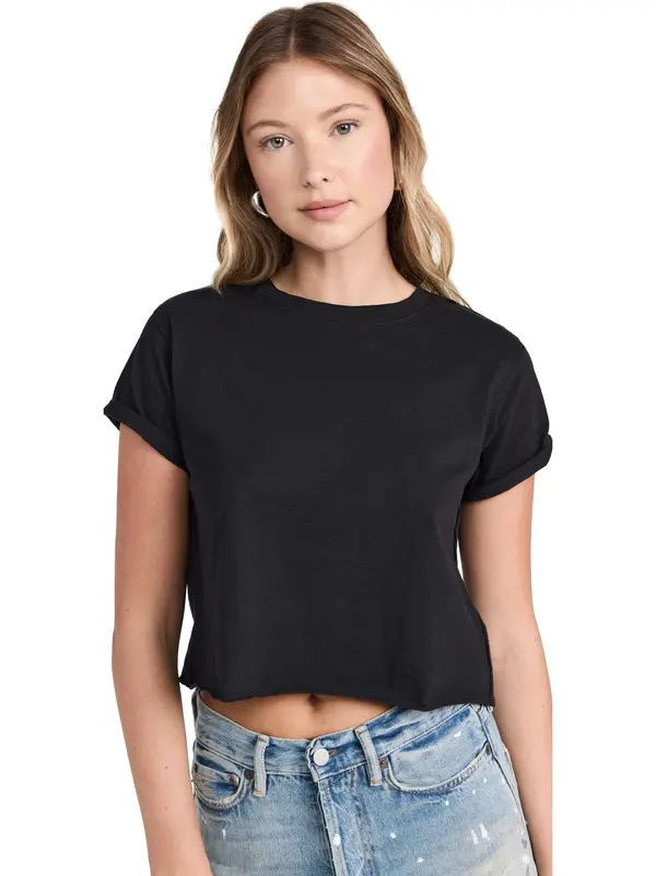 Free People The Perfect Tee - Black