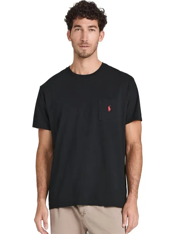 Polo Ralph Lauren Classic Fit Pocket Tee - Black