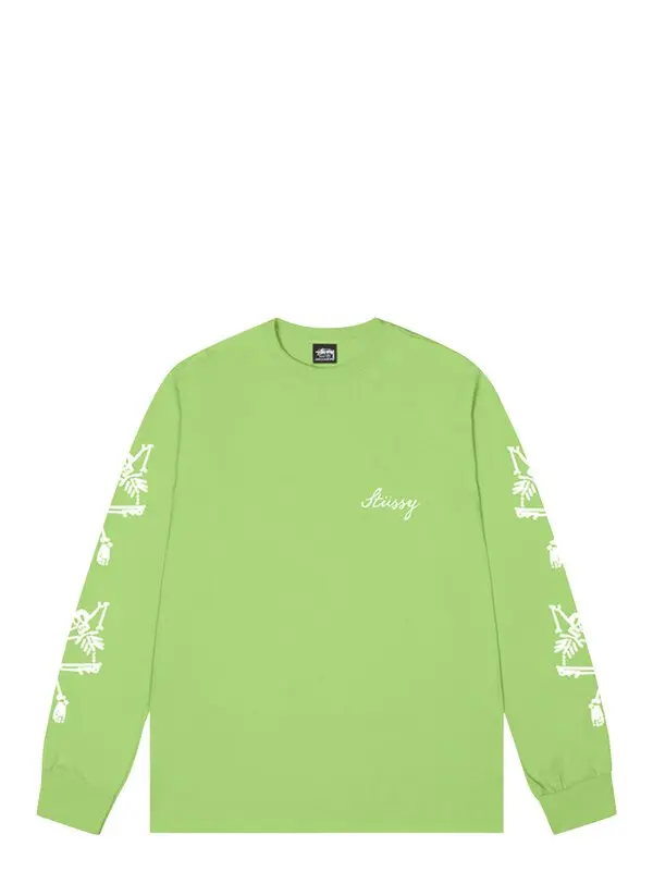 StÜssy Paradise Lost Long-sleeve Tee - Green