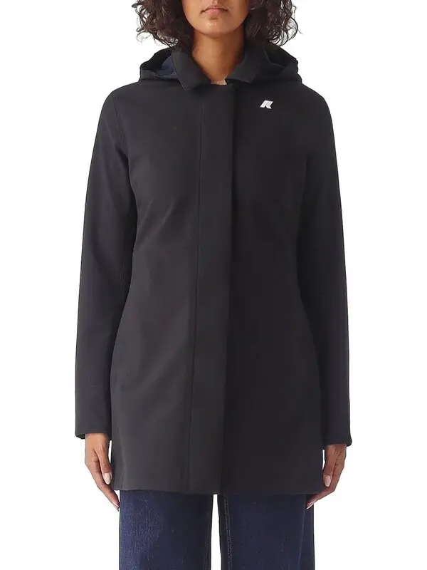 K-WAY Waterproof Hooded Jacket - Black