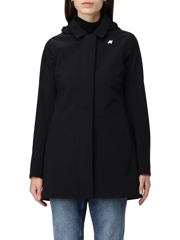 K-WAY Waterproof Hooded Jacket - Black