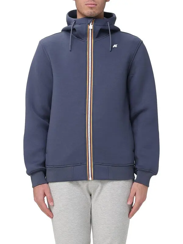 K-WAY Zip-up Hoodie - Blue 1