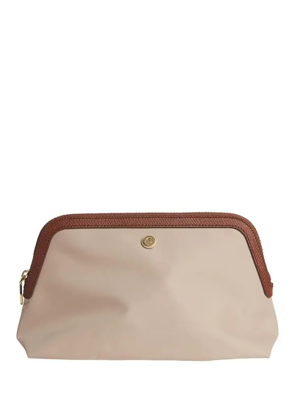 Harrods Large Nylon Wash Bag - Neutral
