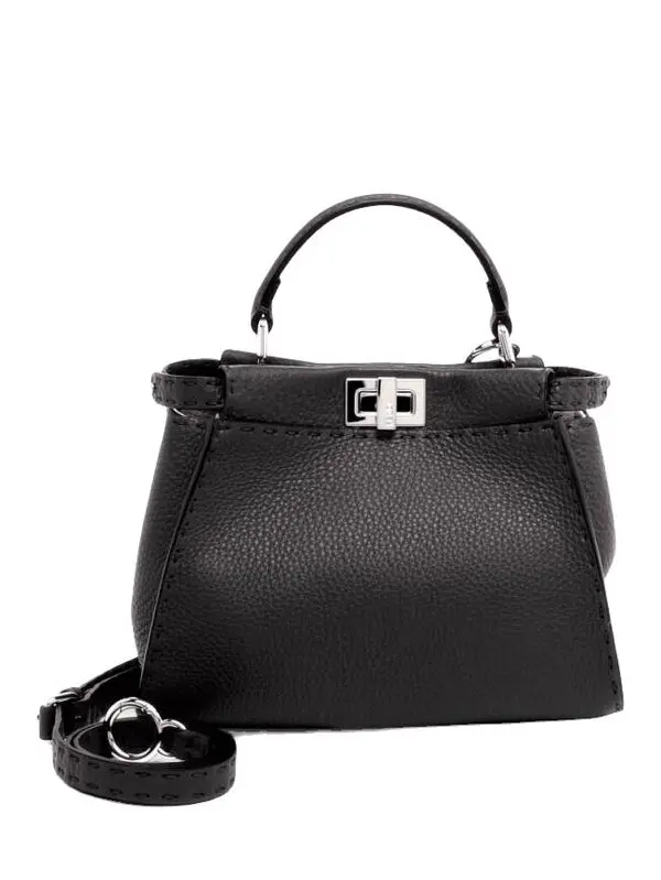 Fendi Peekaboo Mini Bag - Black