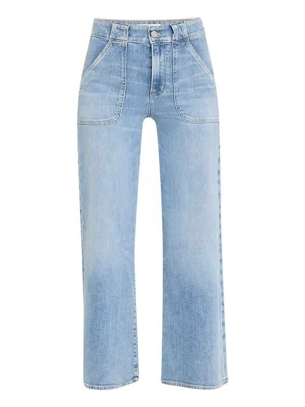 FRAME Modern Pocket Wide Leg Jeans - Carpenter