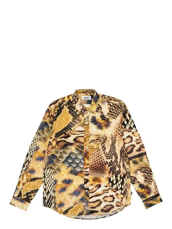 PALACE Animal Print Shirt - Yellow