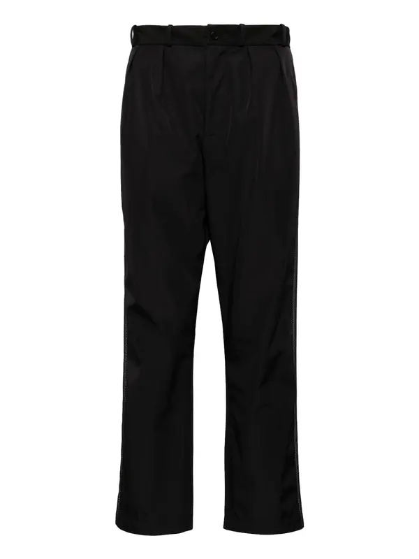 THE POWER FOR THE PEOPLE Wilson Stripe Trousers - Black