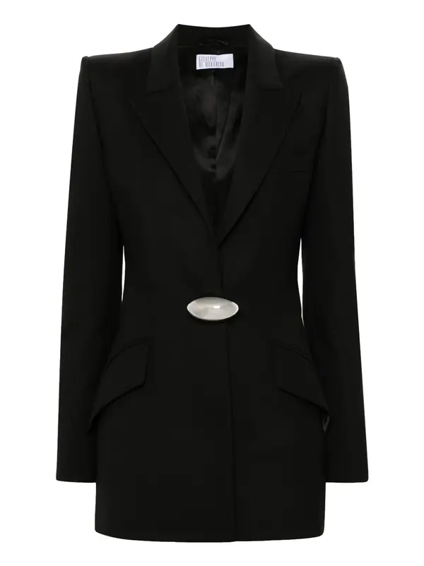 Giuseppe Di Morabito Brooch-appliqué Blazer - Black