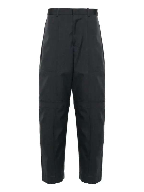 JIL SANDER Tailored Wool Trousers - Grey