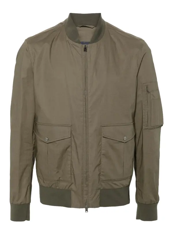Herno Lightweight Bomber Jacket - Green