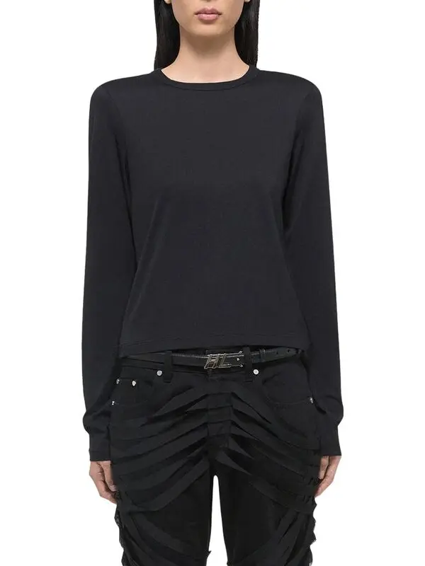 Helmut Lang Slim Long-sleeve T-shirt - Black - 001