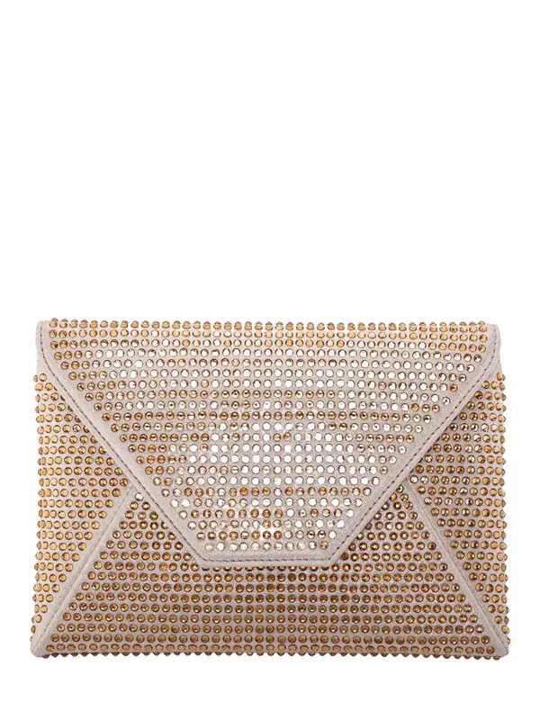 Nina Lorna Embellished Envelope Clutch - Gold