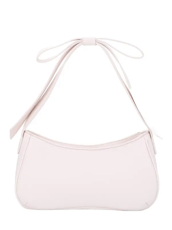 MALI + LILI Marissa Bow Vegan Leather Shoulder Bag - Ivory