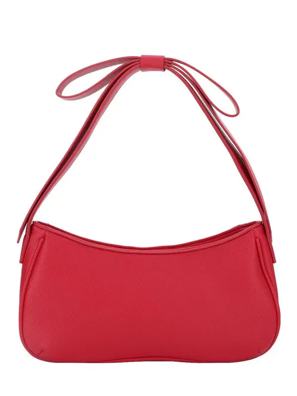 MALI + LILI Marissa Bow Vegan Leather Shoulder Bag - Red