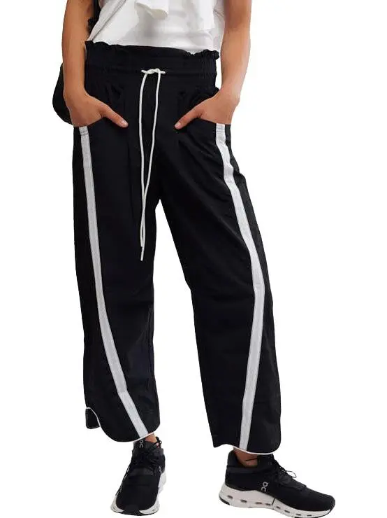 Free People Champ Is Here Track Pants - Black