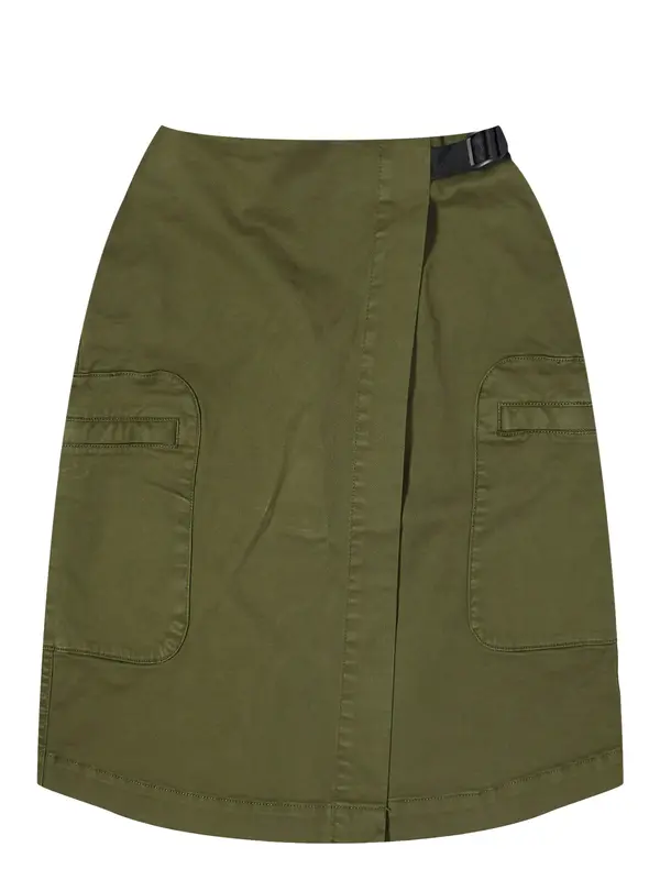 Gramicci Wrap Mini Skirt - Olive