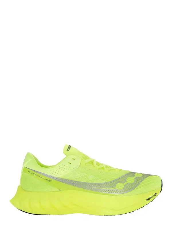 Saucony Endorphin Pro 4in Athletic Sneakers - Citron/silver